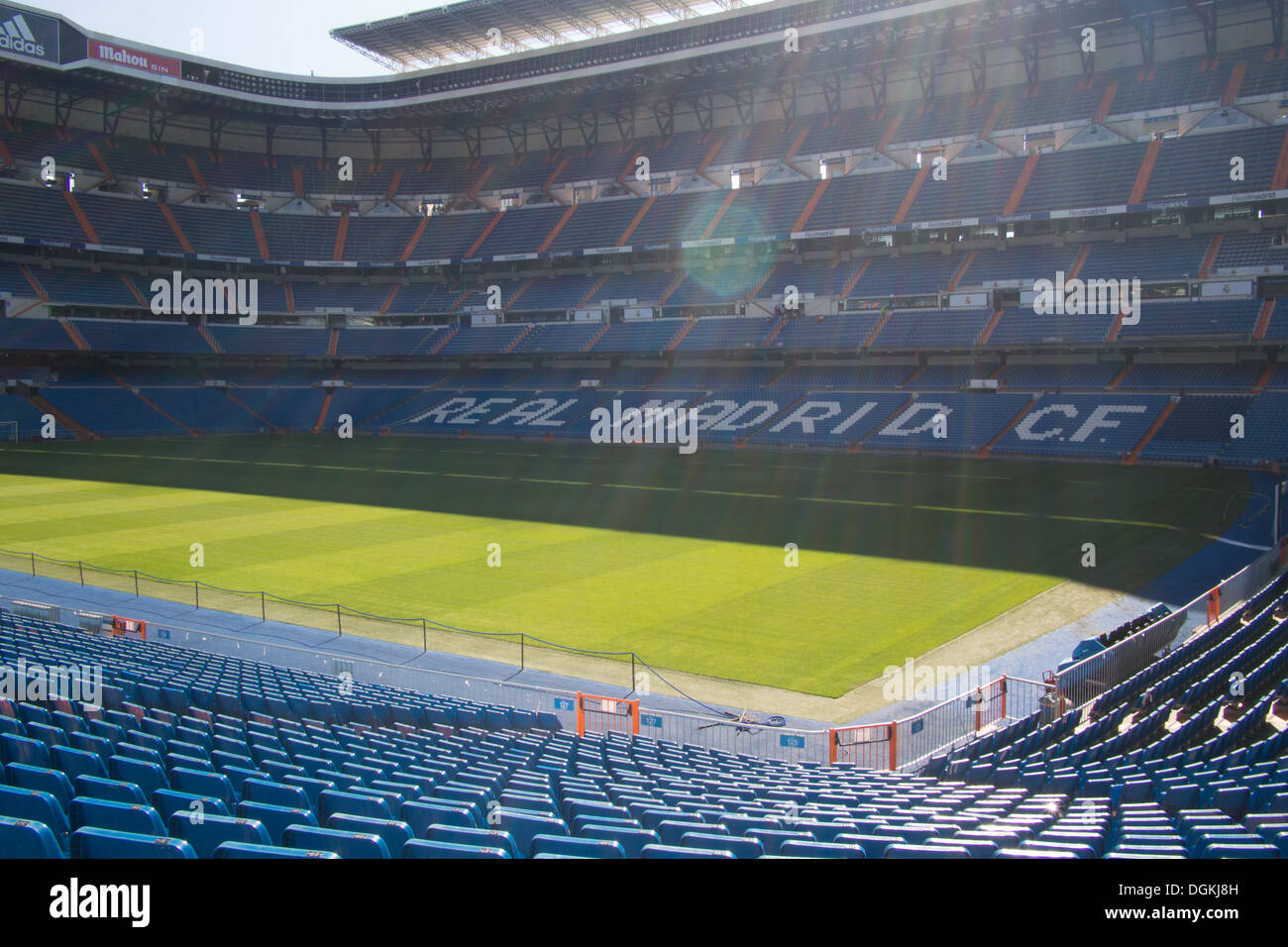 Real Madrid football stadium, Madrid, Capital City of Spain Stock Photo ...