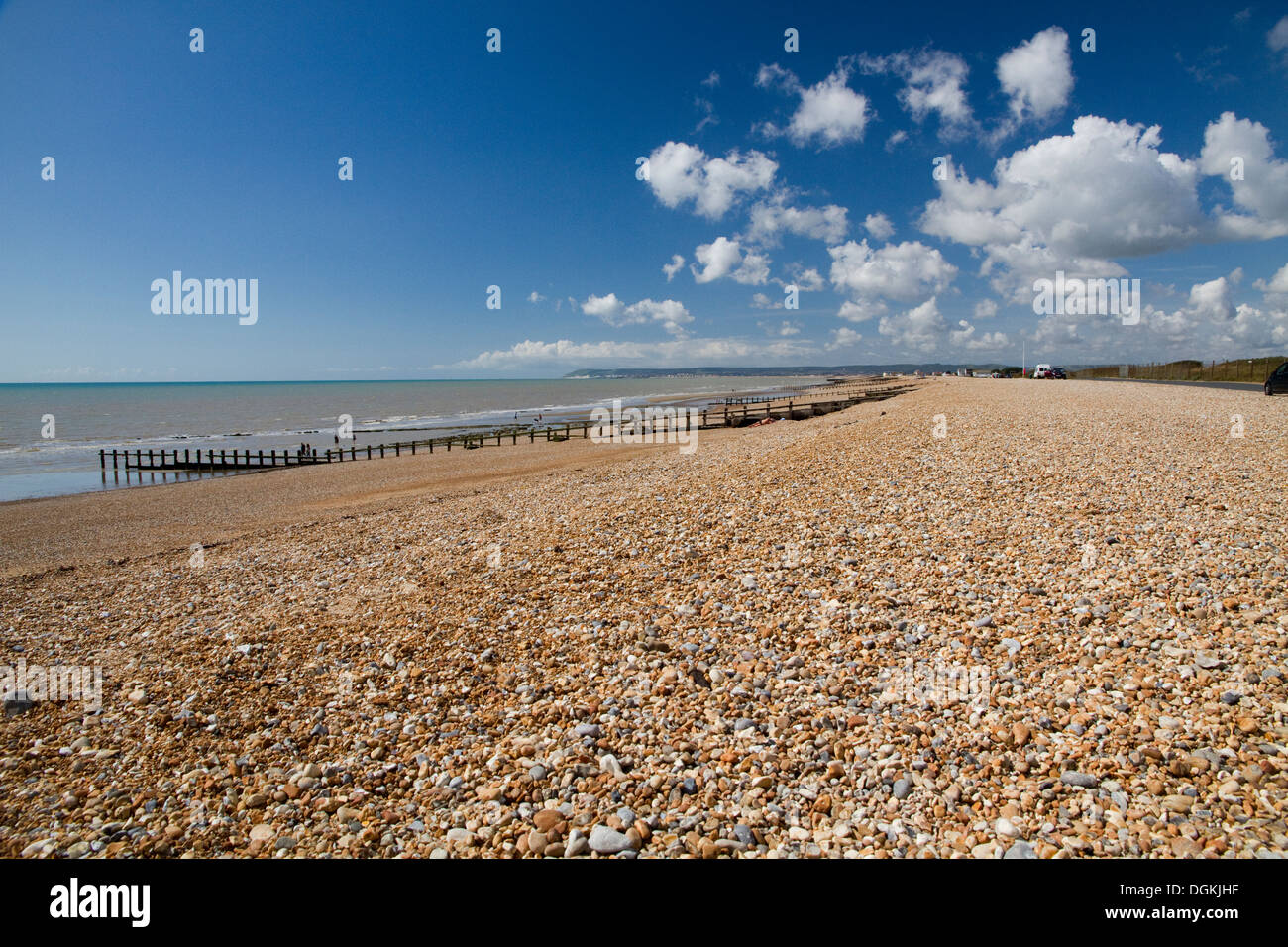 A view along Normans Bay beach Stock Photo - Alamy