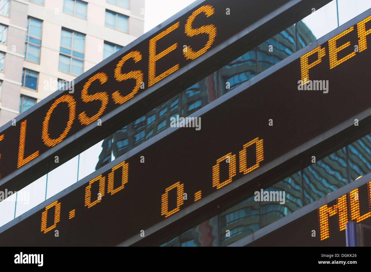 Stock market ticker tape hi-res stock photography and images - Alamy