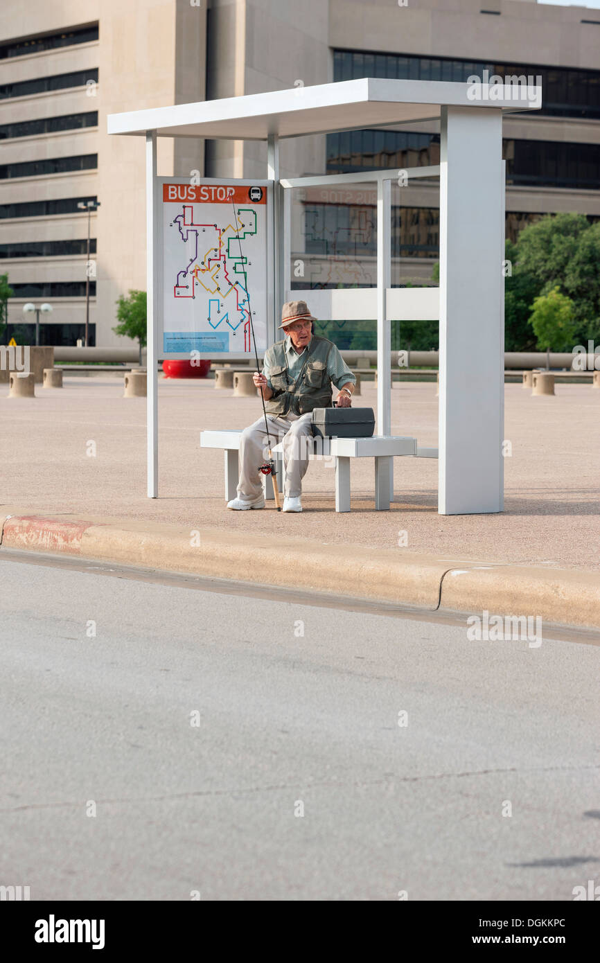 Curbside bus stop hi-res stock photography and images - Alamy