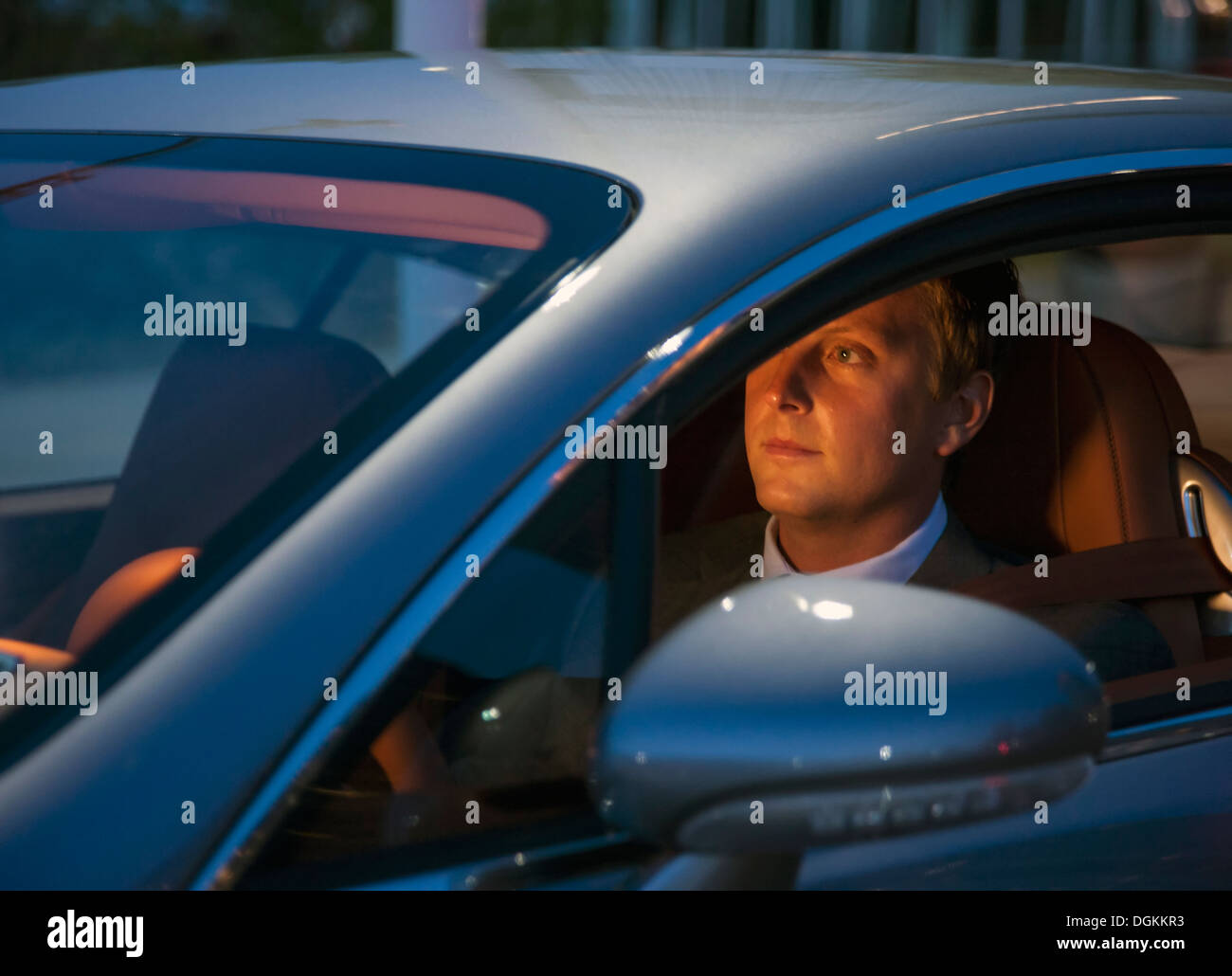 Driving away sunset hi-res stock photography and images - Alamy