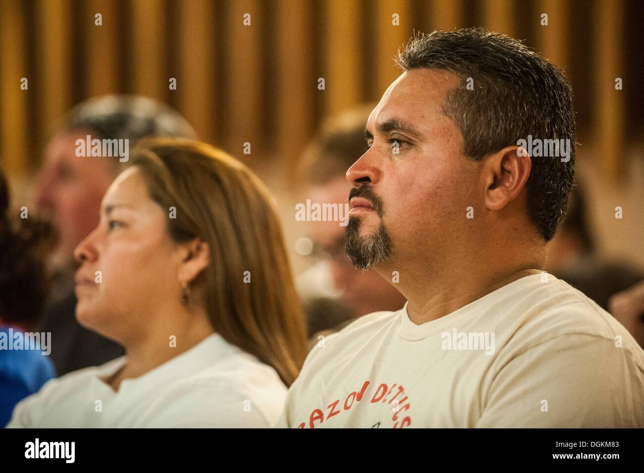 Tucson, Arizona, USA. 22nd Oct, 2013. AGUSTIN REYES, right, attended a ...