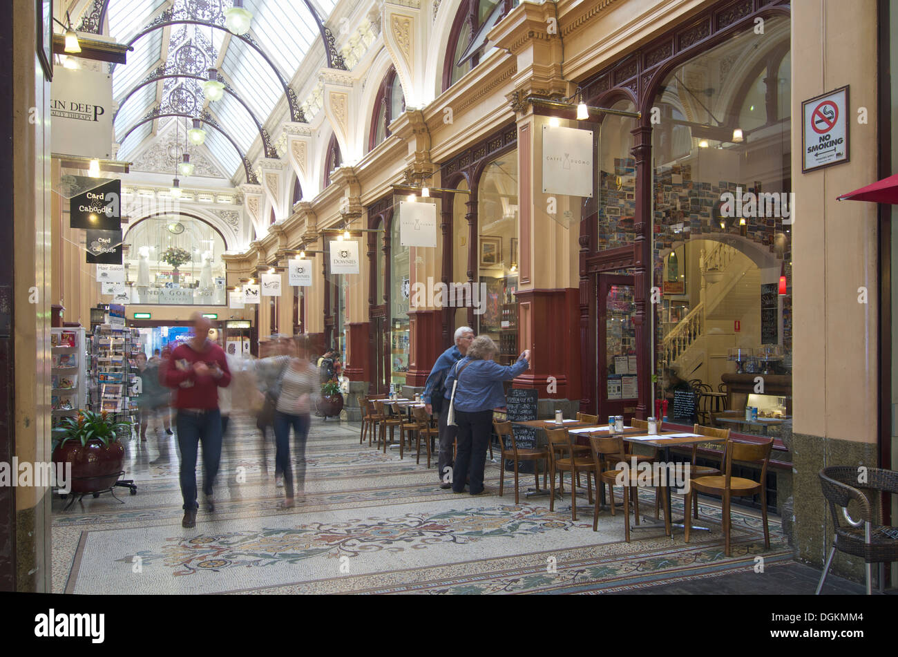 Royal Arcade Melbourne Stock Photo - Alamy