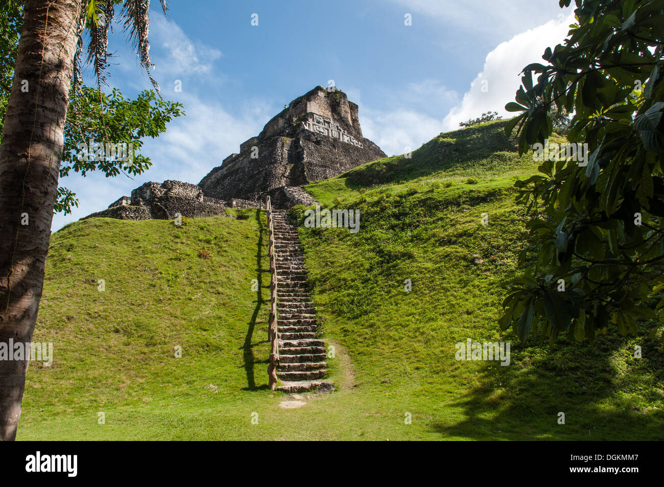 Mayan Ruin - Xunantunich in Belize Stock Photo - Alamy