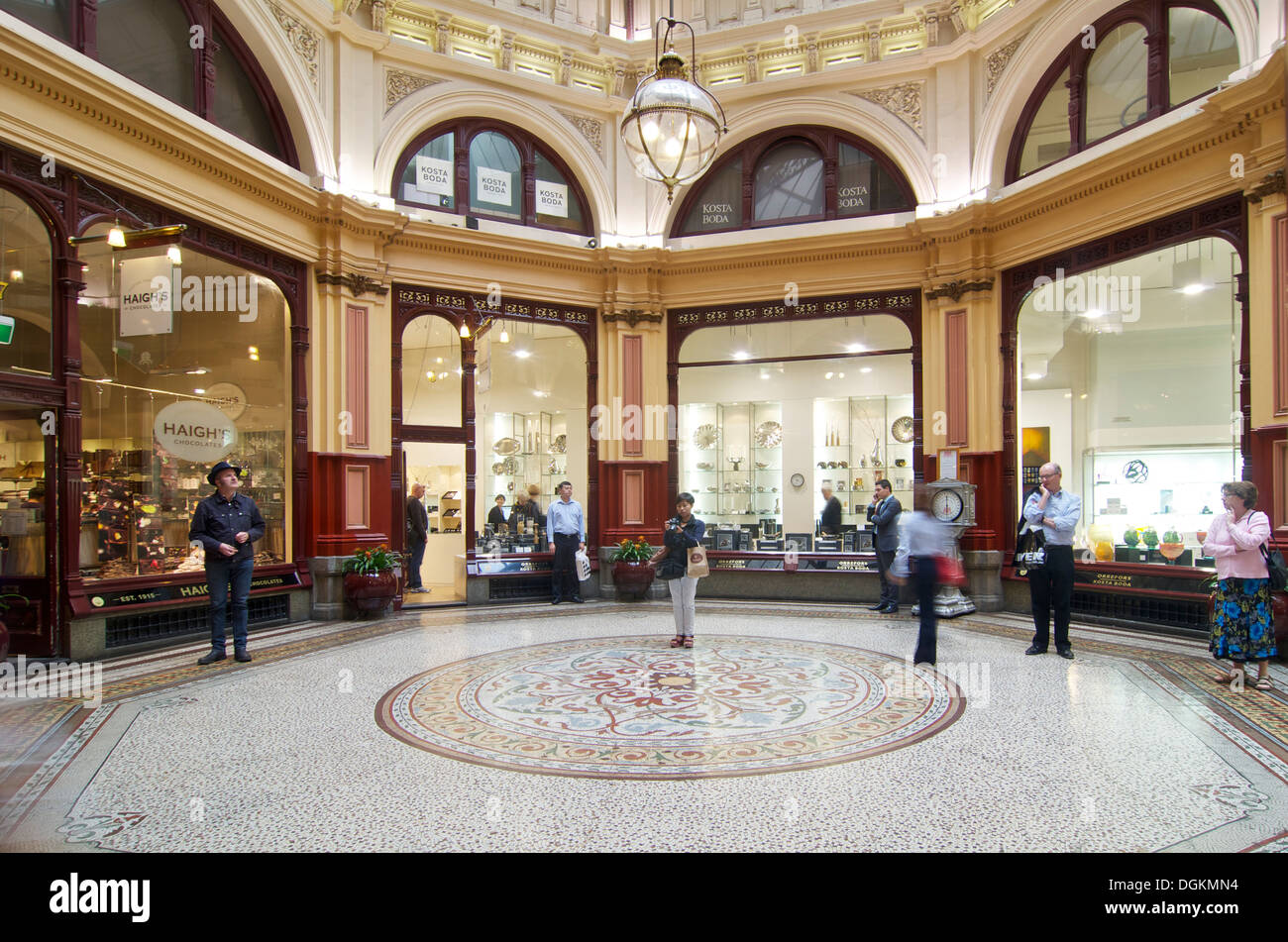 The Block Arcade, Melbourne, Victoria, Australia Stock Photo - Alamy