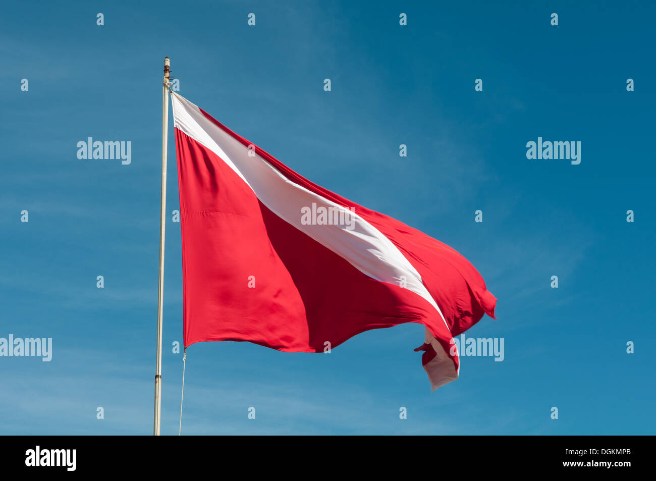 Scuba diving flag red sea hi-res stock photography and images - Alamy