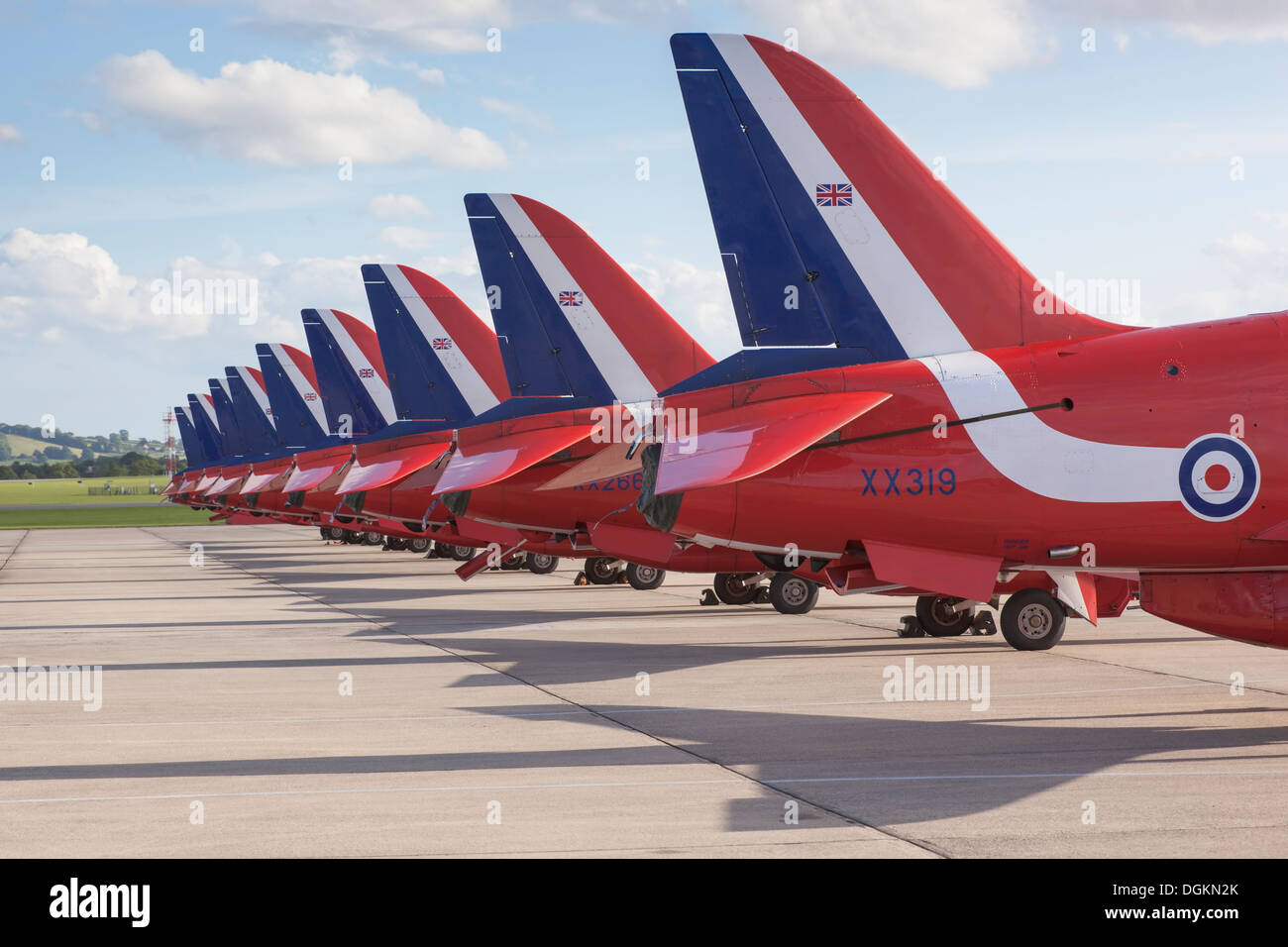 Raf red arrow jet hi-res stock photography and images - Alamy