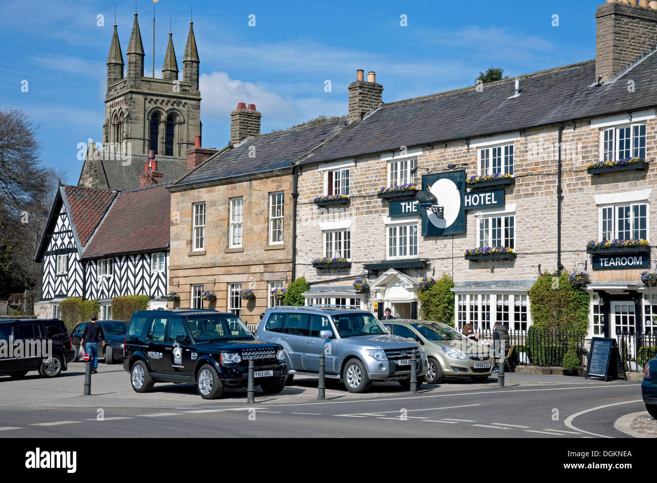 The Black Swan Hotel in Helmsley Stock Photo - Alamy