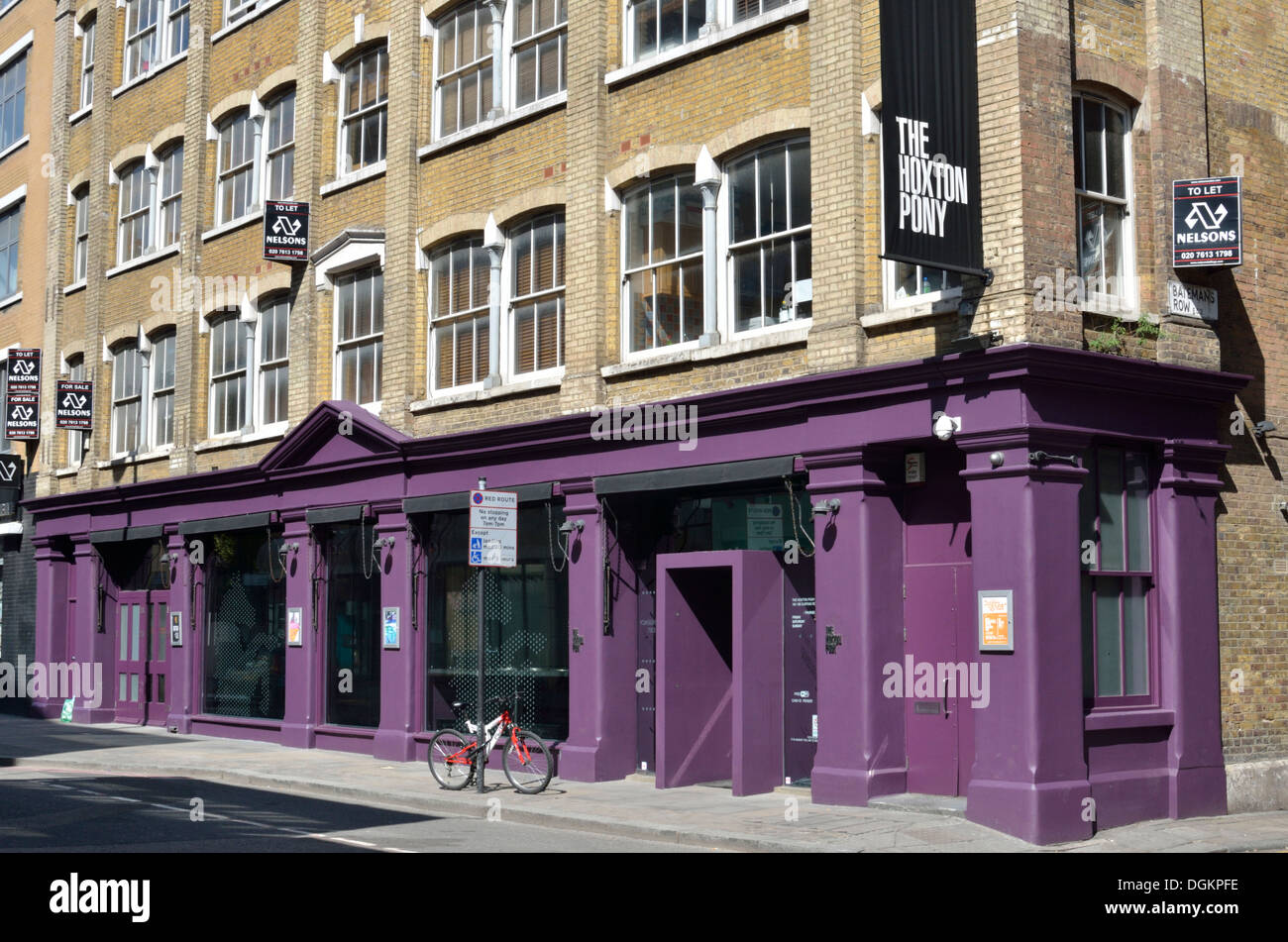 The Hoxton Pony cocktail bar Stock Photo - Alamy