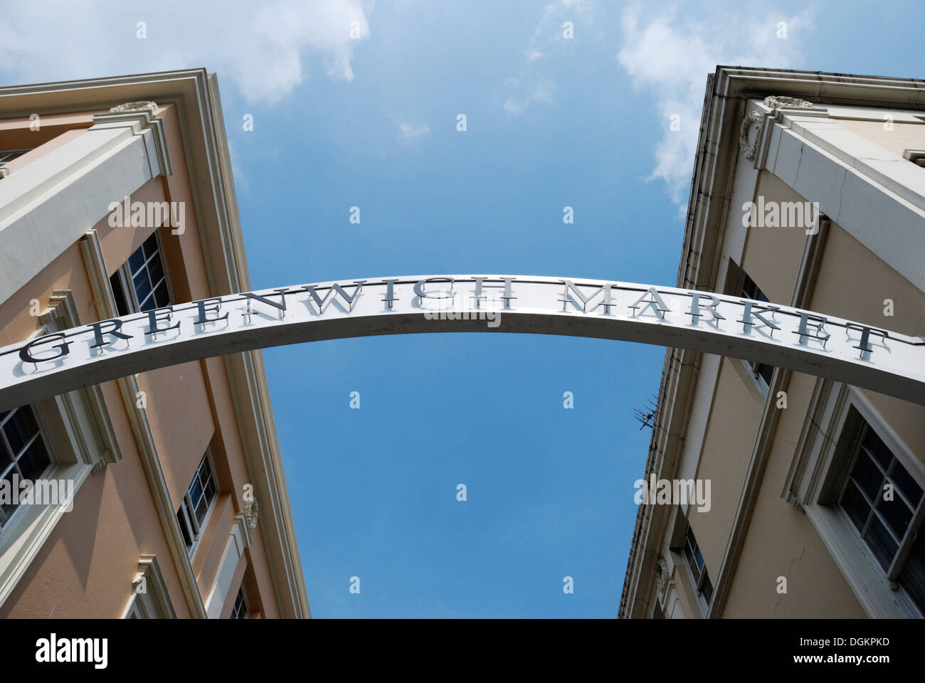 Greenwich Market sign Stock Photo - Alamy