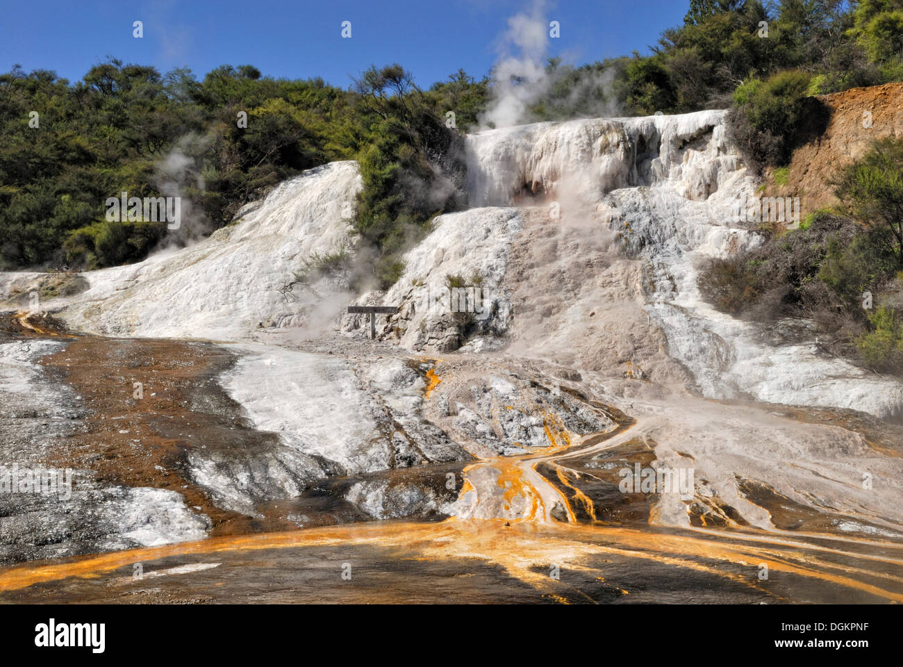 Rainbow and Cascade Terrace, Orakei Korako Cave and Thermal Park ...