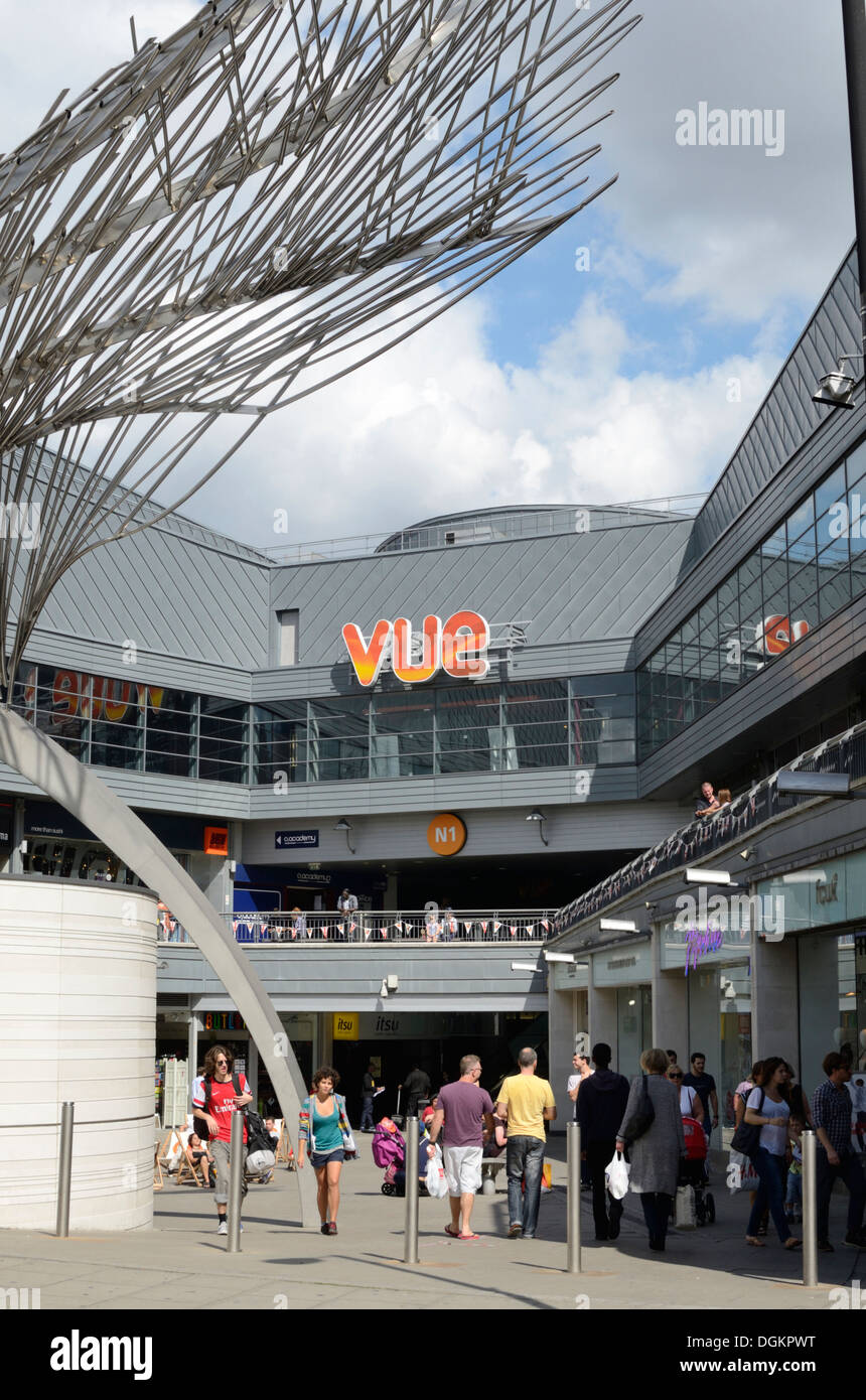 Angel shopping centre islington london High Resolution Stock ...