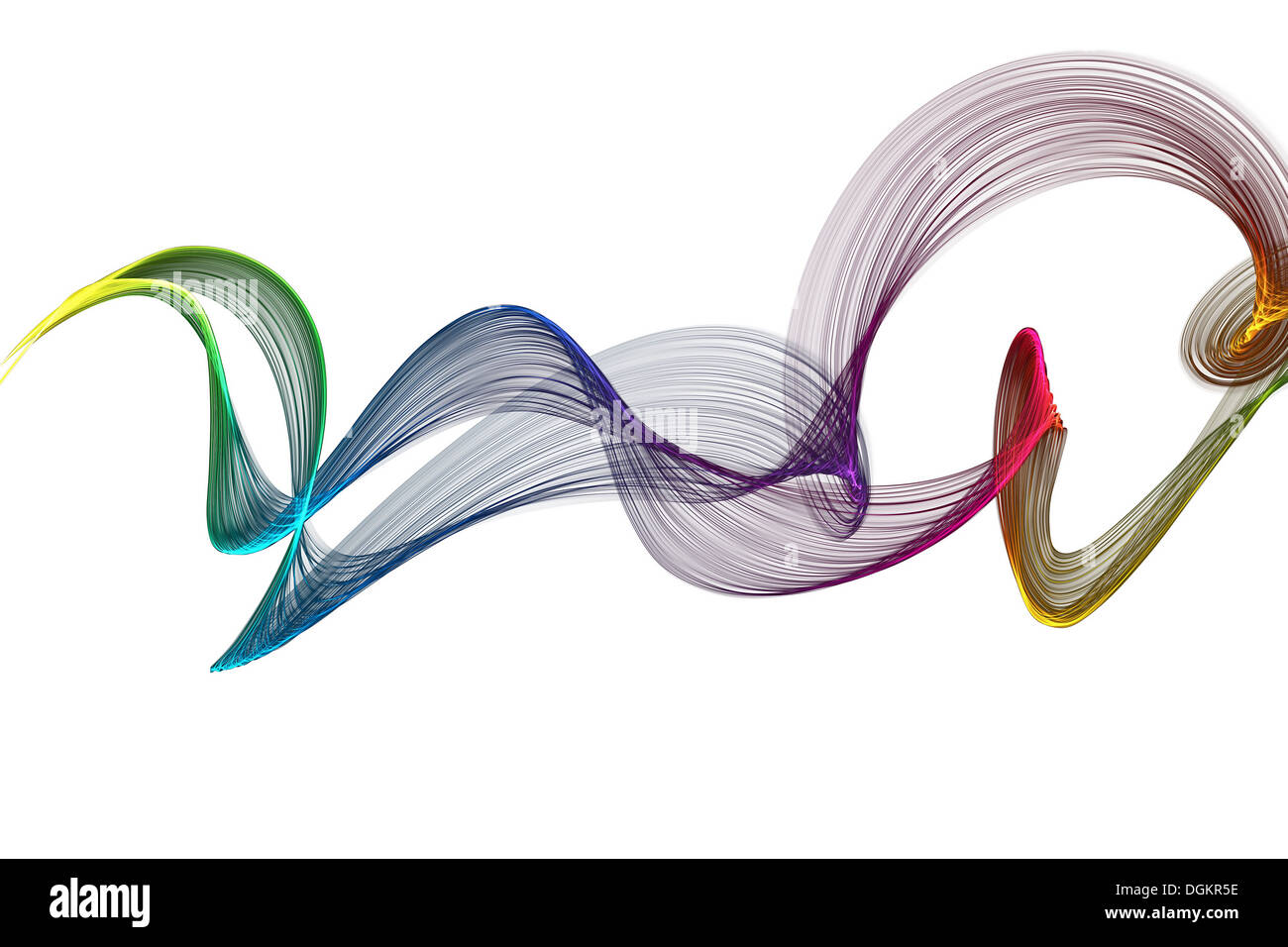 abstract colorful twisted waves Stock Photo - Alamy