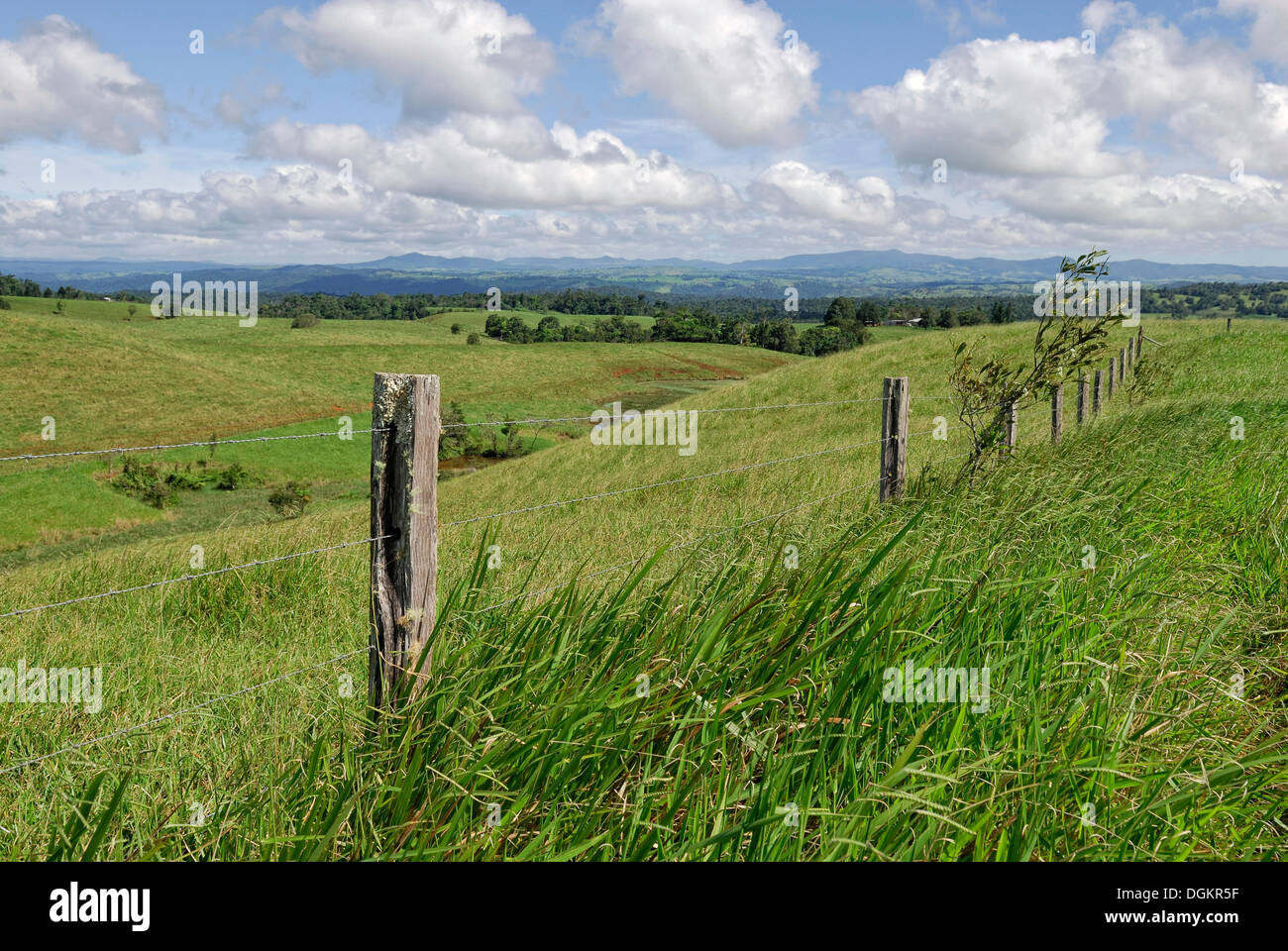 View of the landscape of the Tablelands as seen from Lamins Hill ...