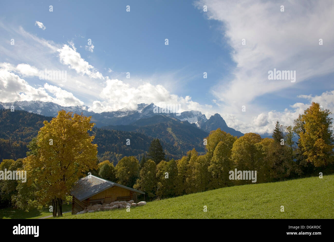 Wetterstein mountain range hi-res stock photography and images - Alamy