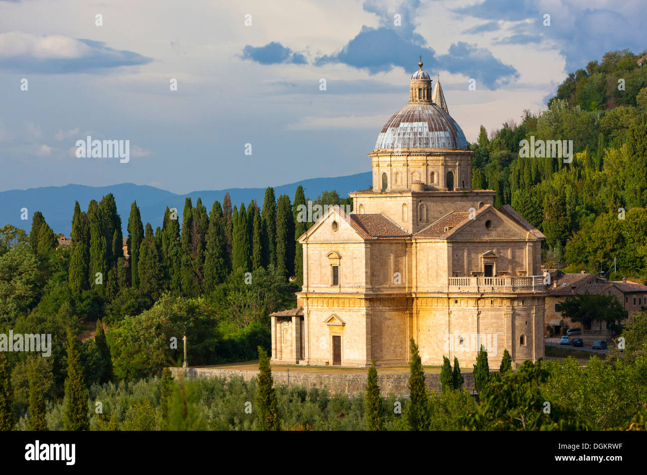 The Sanctuary of San Biagio Stock Photo - Alamy
