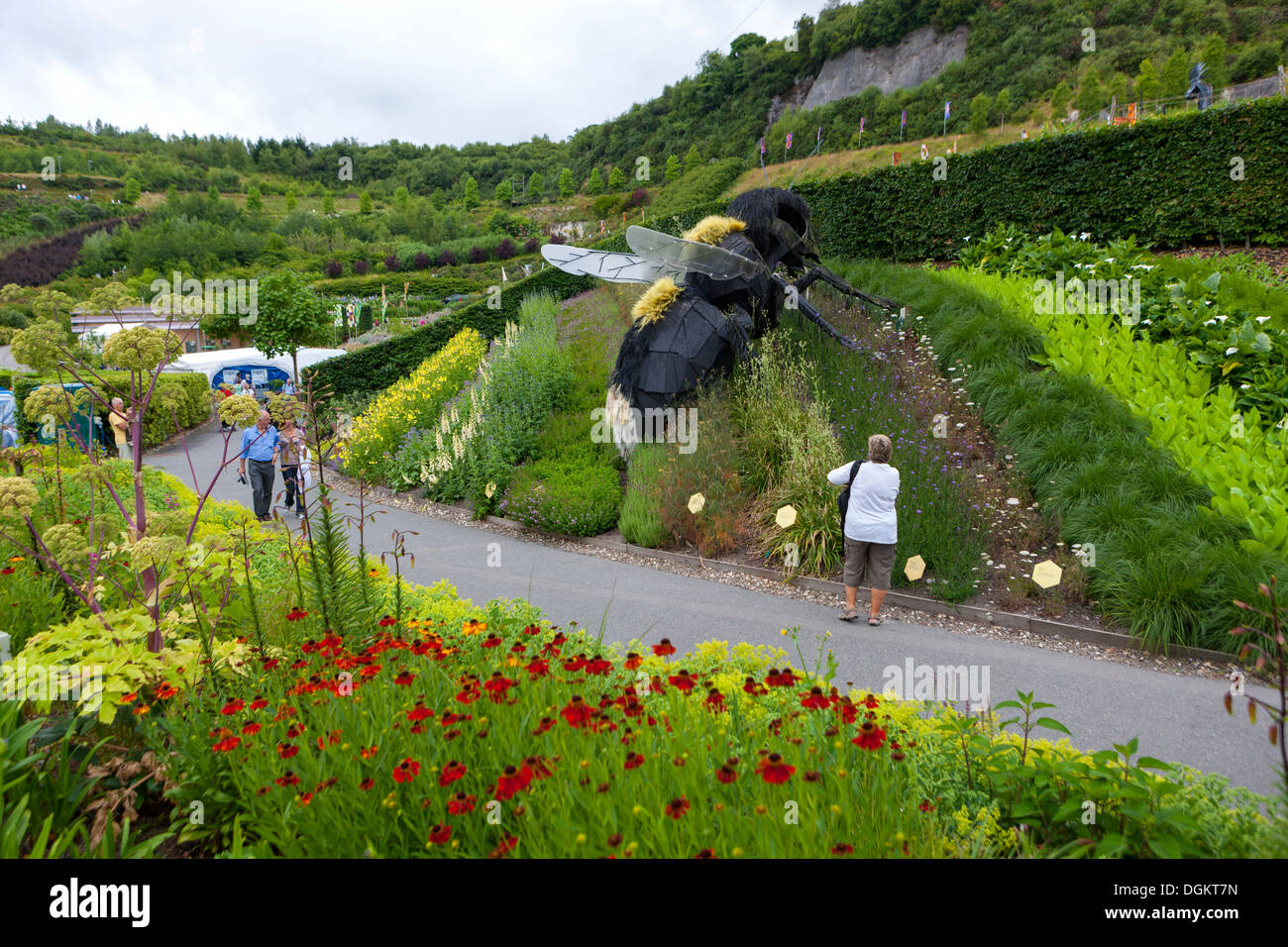 The Great Bee at Eden Project in Cornwall Stock Photo - Alamy