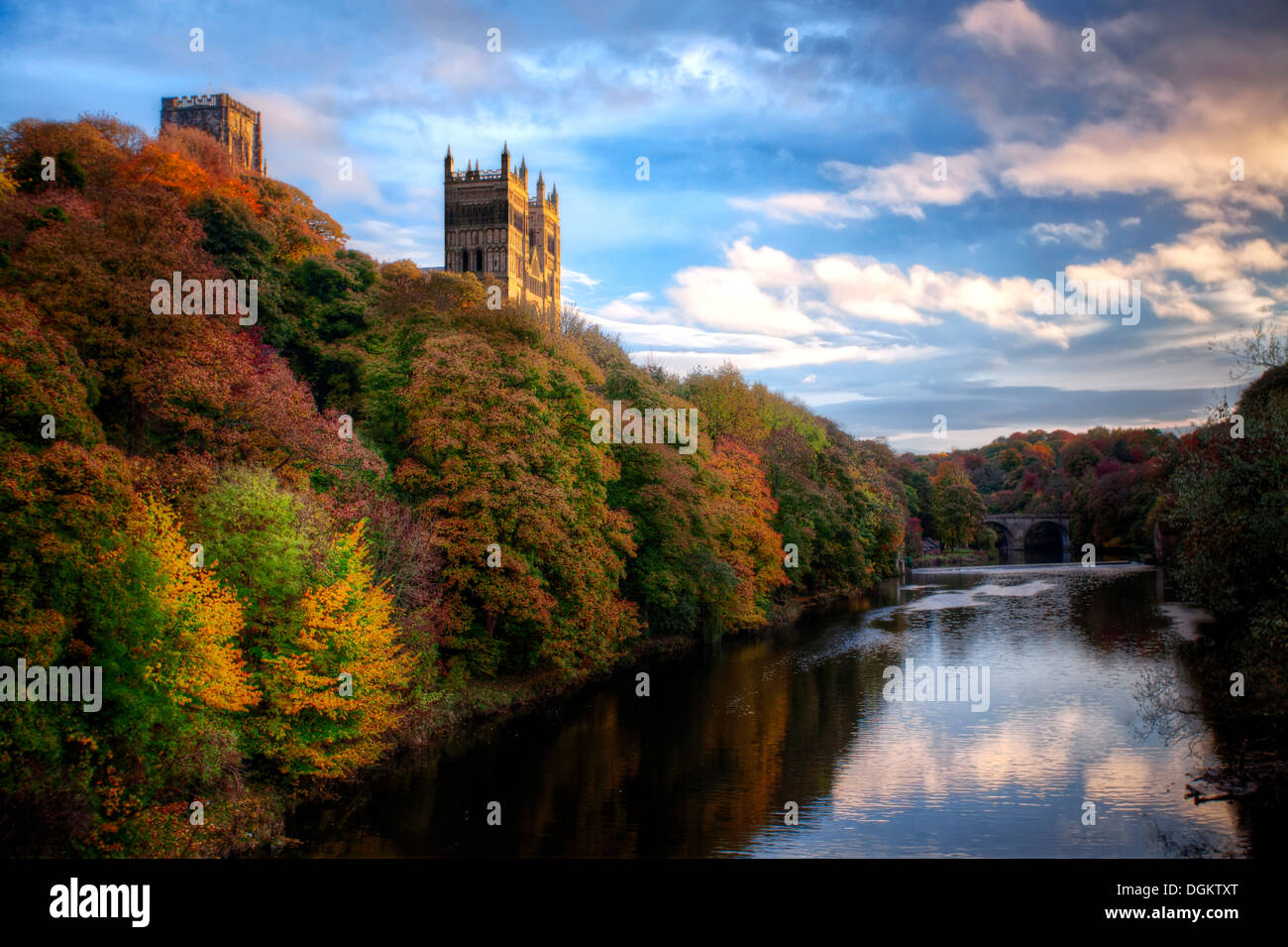 Durham cathedral at sunset hi-res stock photography and images - Alamy
