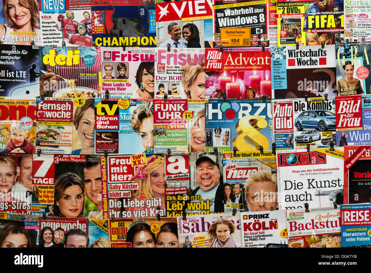 German news kiosk hi-res stock photography and images - Alamy