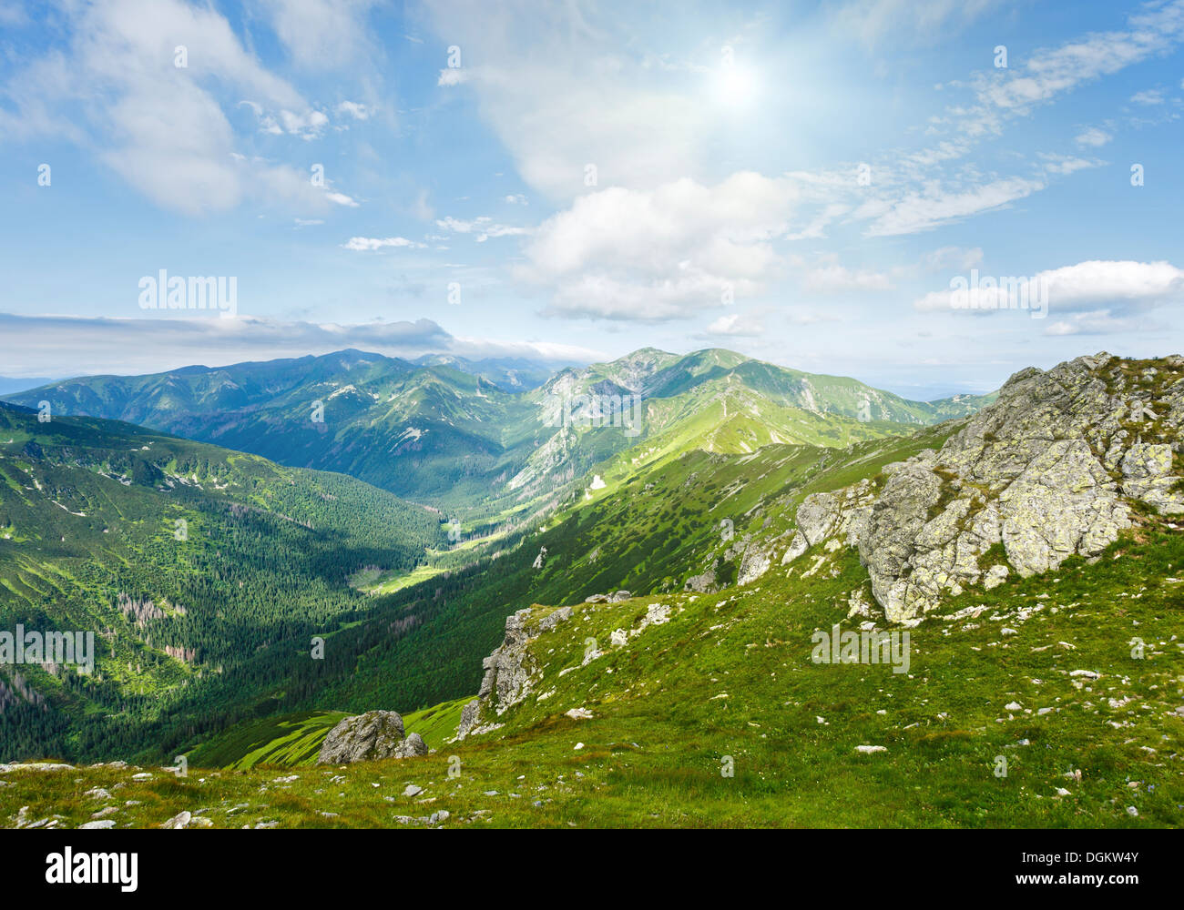Tatra Mountain, Poland, view from Kasprowy Wierch mount Stock Photo - Alamy