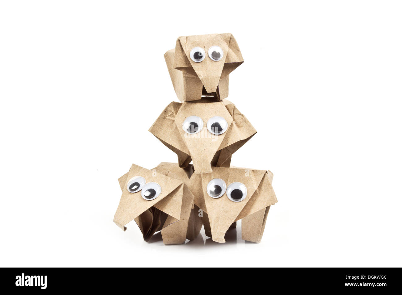 origami recycle paper Stock Photo - Alamy