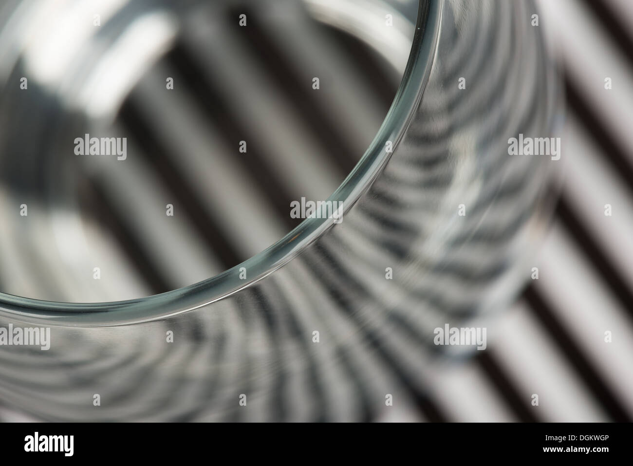 optical distortion pattern with refraction dispersion of light through ...