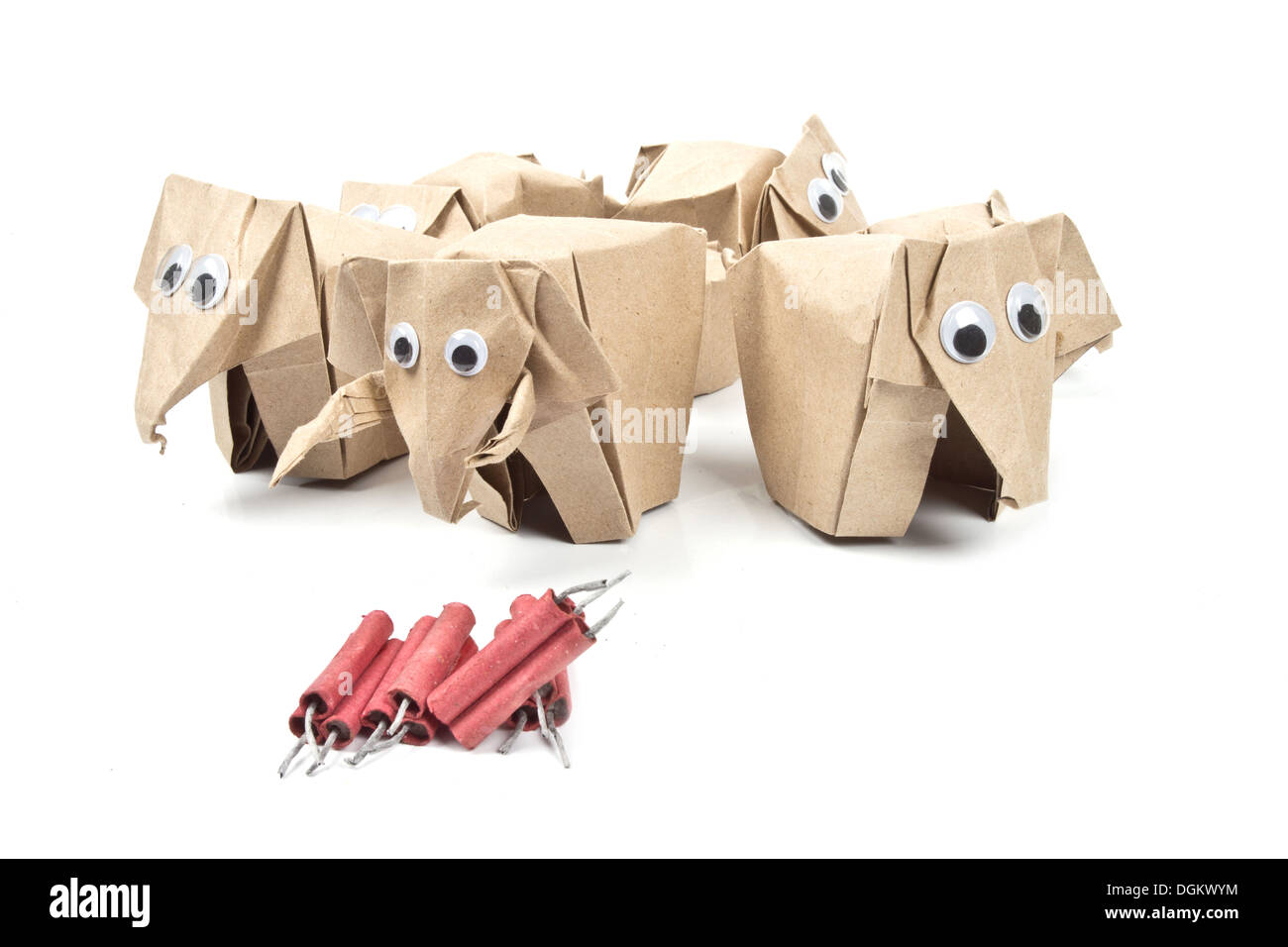 origami recycle paper Stock Photo - Alamy