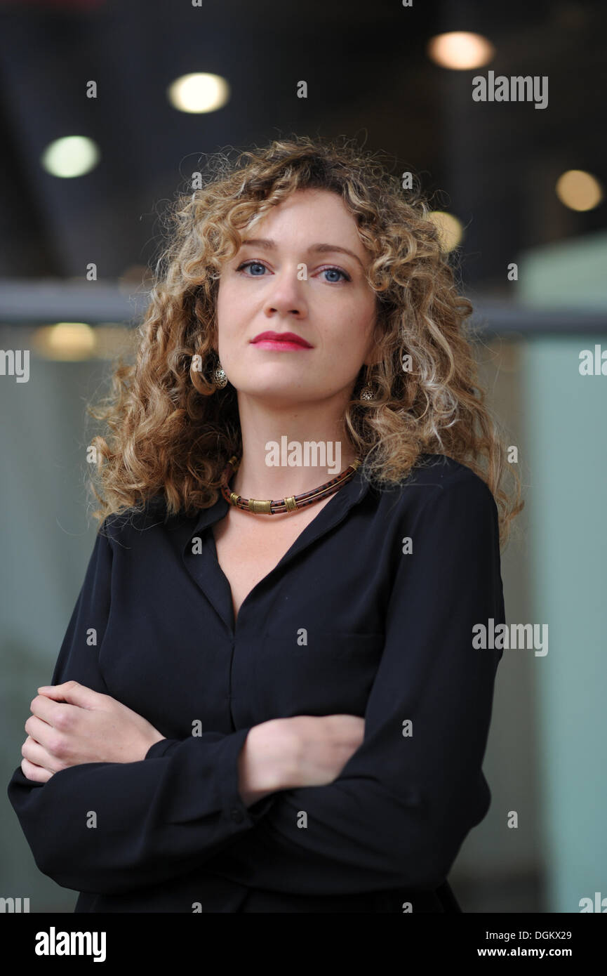 Anna Stothard , at the 65. Frankfurt Book Fair in Frankfurt Main ...