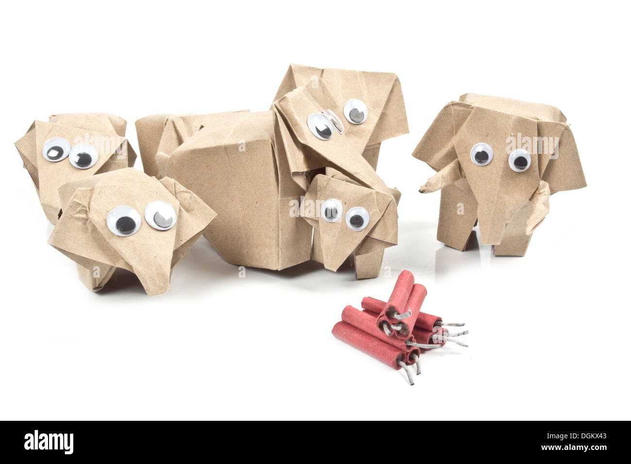 origami recycle paper Stock Photo - Alamy