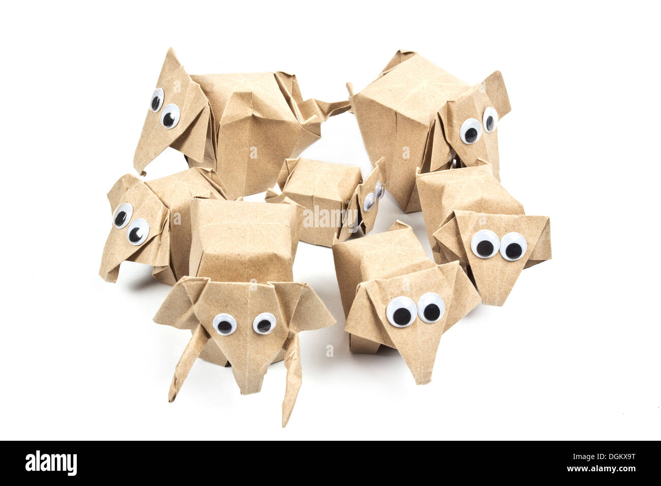 origami recycle paper Stock Photo - Alamy