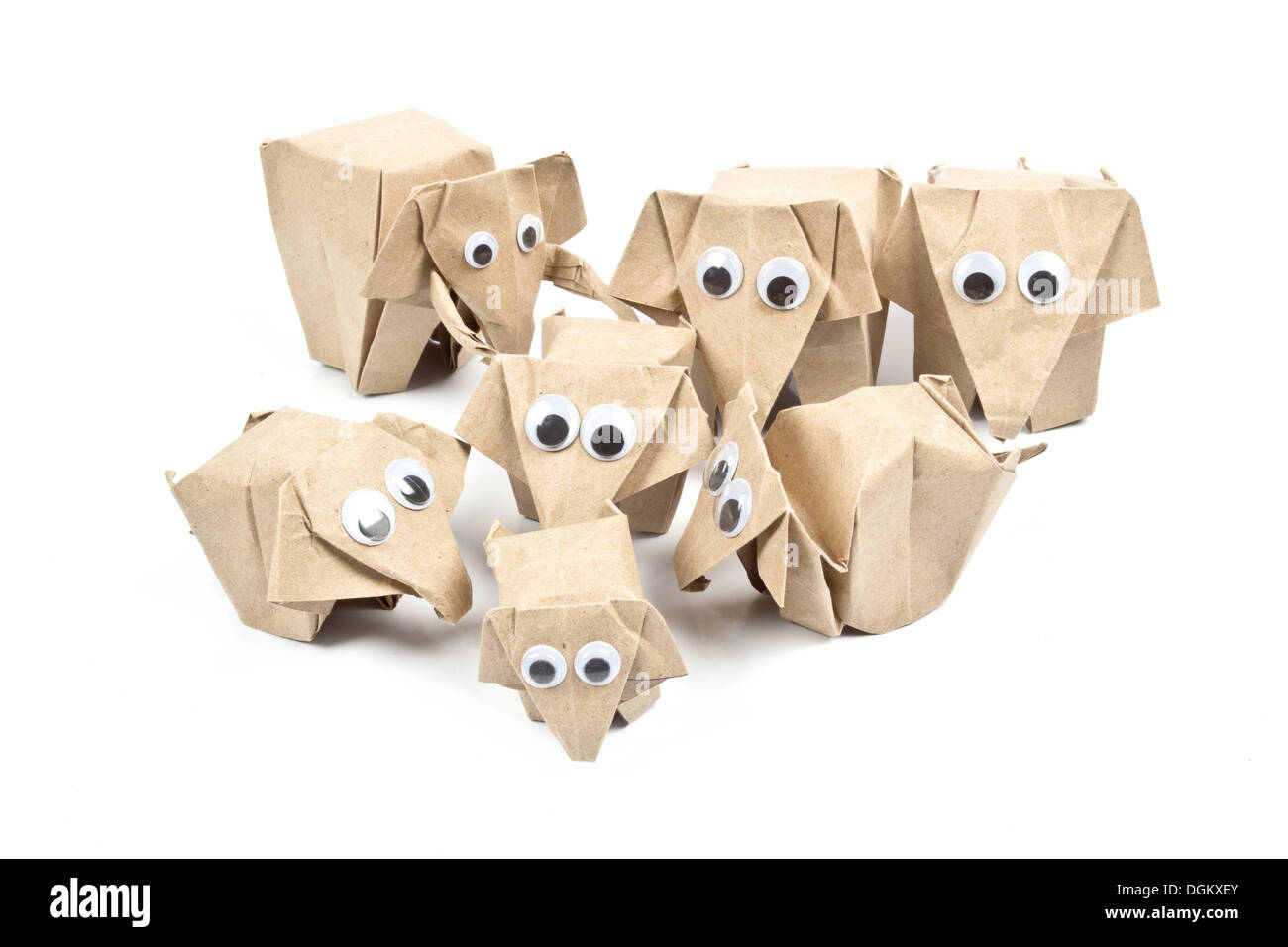 origami recycle paper Stock Photo - Alamy