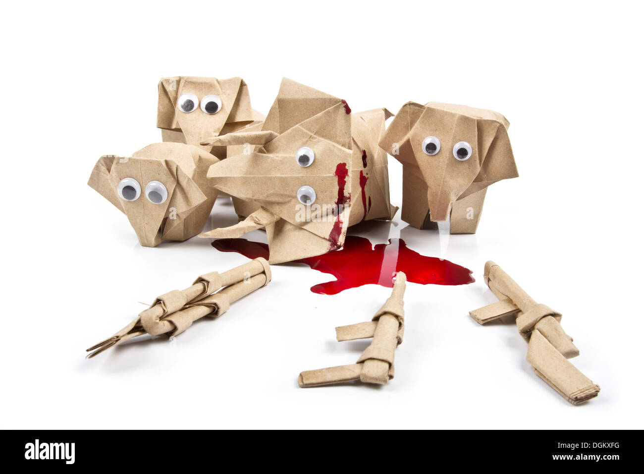 origami recycle paper Stock Photo - Alamy