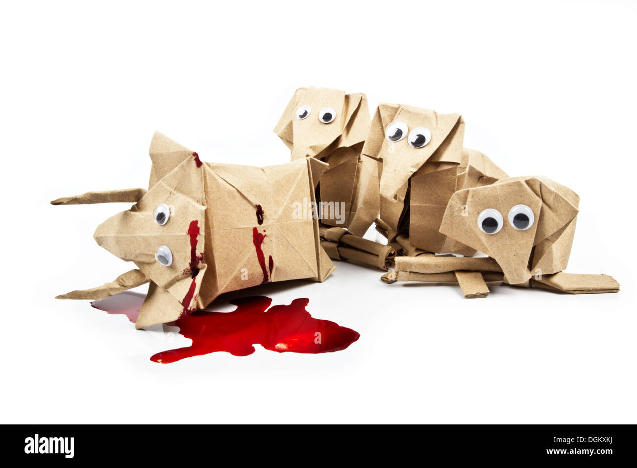 origami recycle paper Stock Photo - Alamy