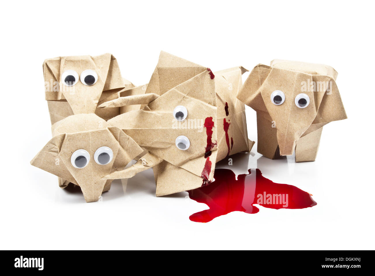 origami recycle paper Stock Photo - Alamy