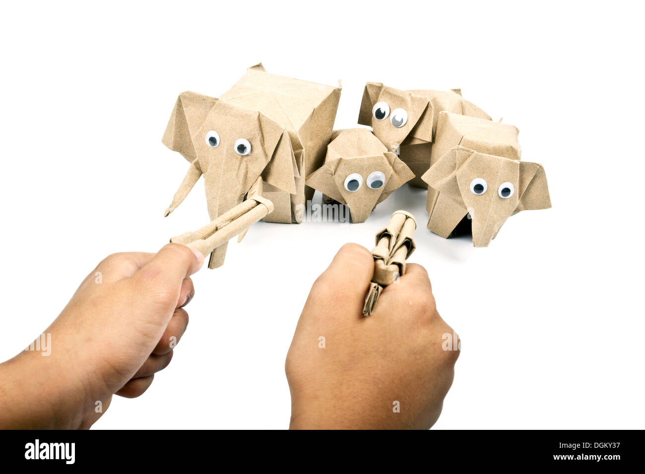 origami recycle paper Stock Photo - Alamy