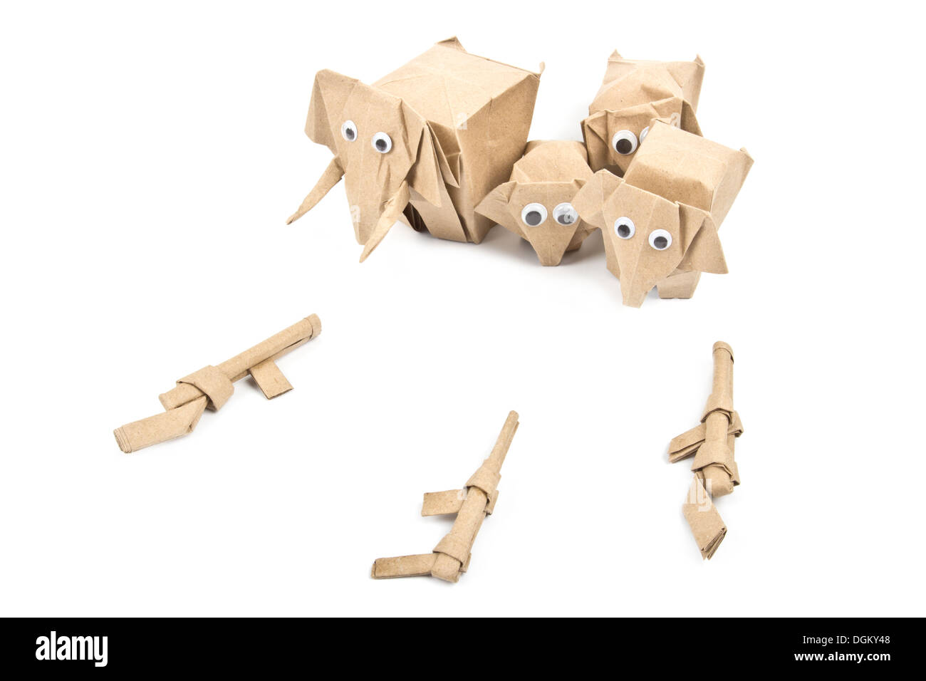 origami recycle paper Stock Photo - Alamy