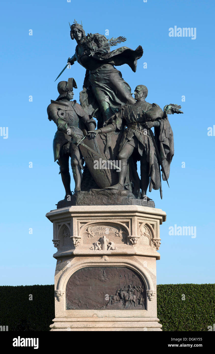 Monument of 1903 by Arthur le Duc for the battle of Formigny, French ...