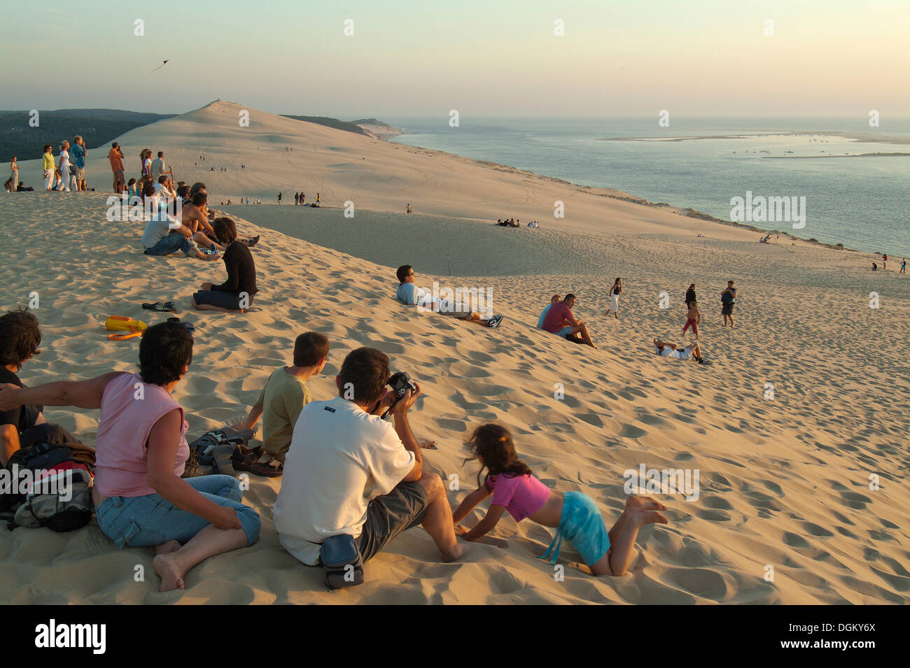 Arcachon dune sunset hi-res stock photography and images - Alamy