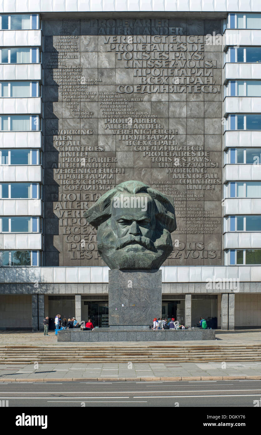 Karl Marx monument in Chemnitz, Saxony Stock Photo - Alamy