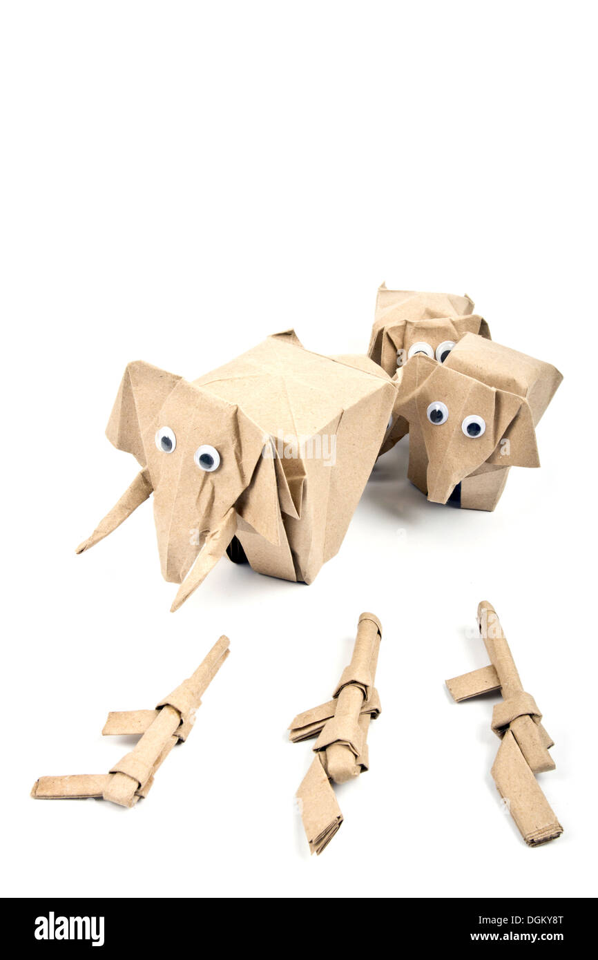 origami recycle paper Stock Photo - Alamy