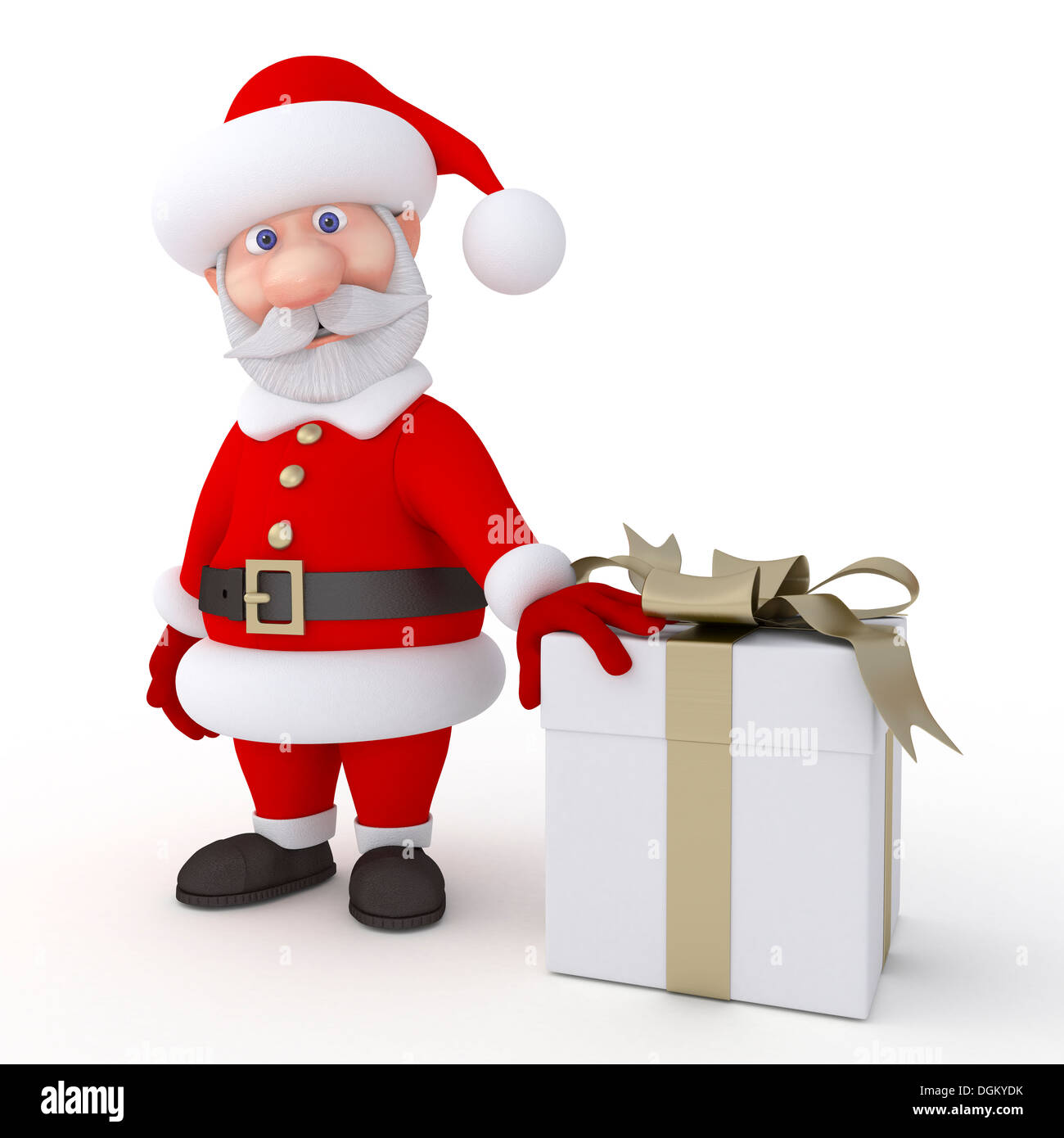 New Year's congratulation from Santa Claus Stock Photo - Alamy