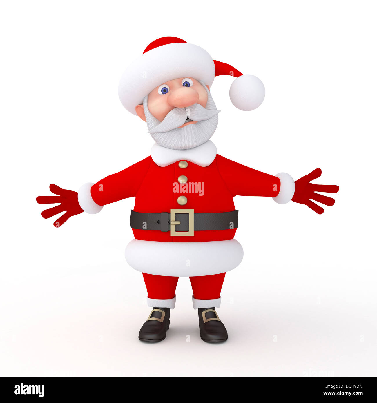 New Year's congratulation from Santa Claus Stock Photo - Alamy