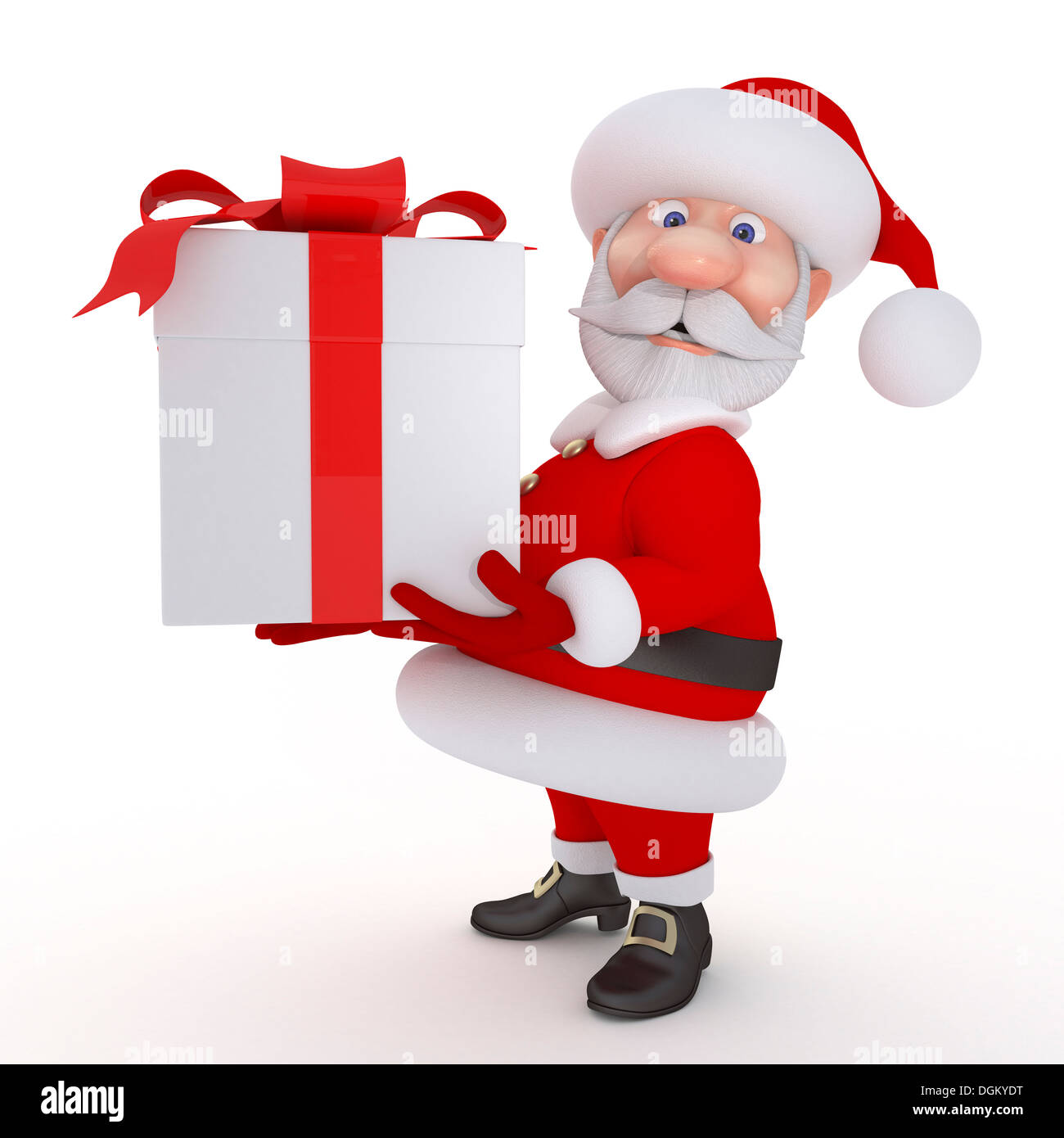 New Year's congratulation from Santa Claus Stock Photo - Alamy