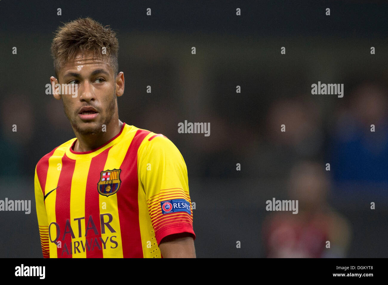 Milan, Italy. 22nd Oct, 2013. Neymar (Barcelona) Football / Soccer ...
