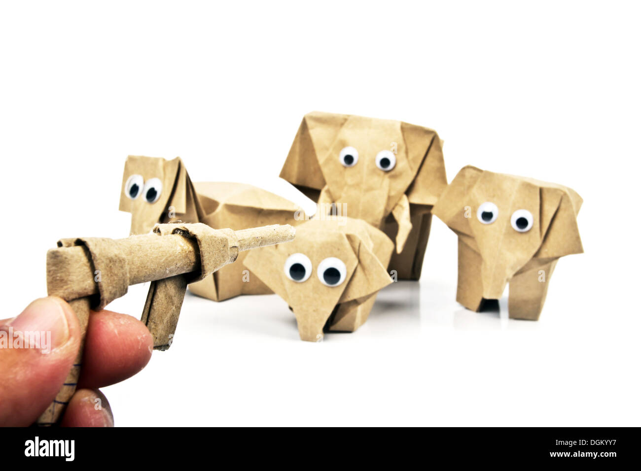 origami recycle paper Stock Photo - Alamy