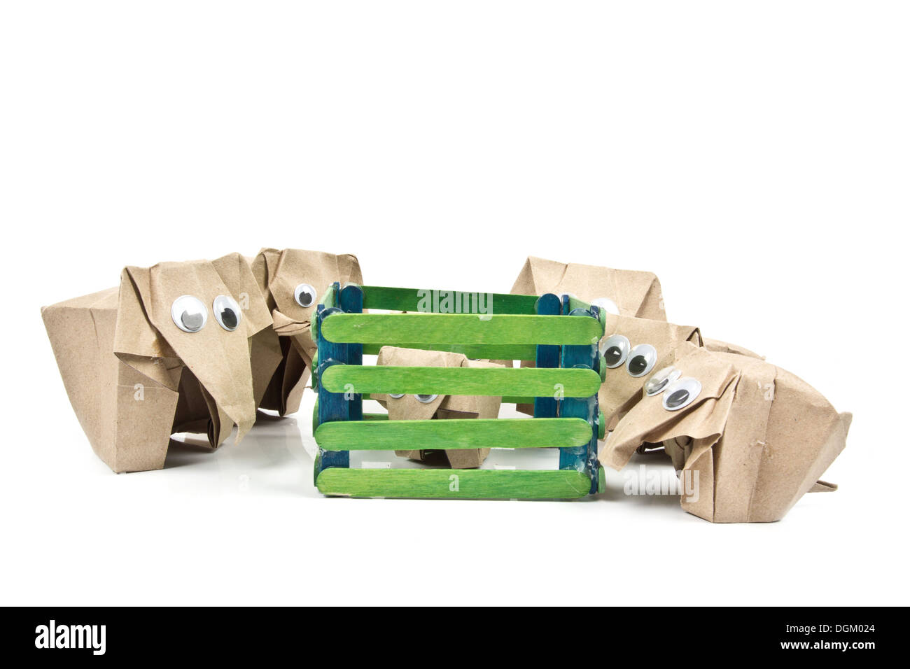 origami recycle paper Stock Photo - Alamy