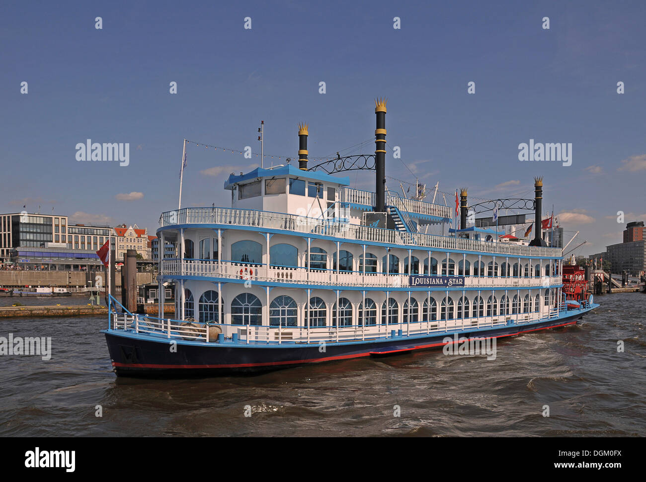 Excursion steamer in the harbour area hi-res stock photography and ...