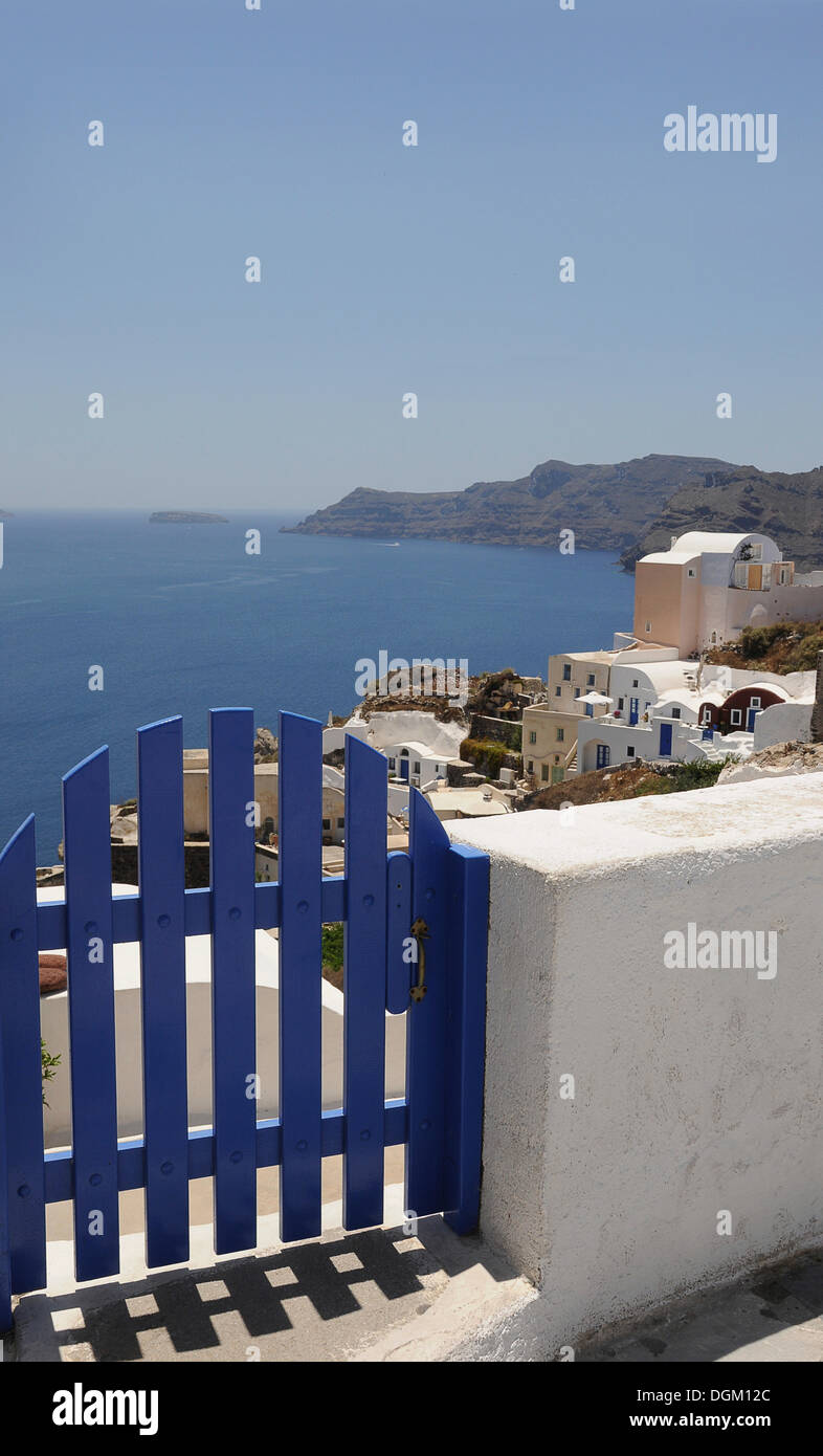 Santorini gate hi-res stock photography and images - Alamy