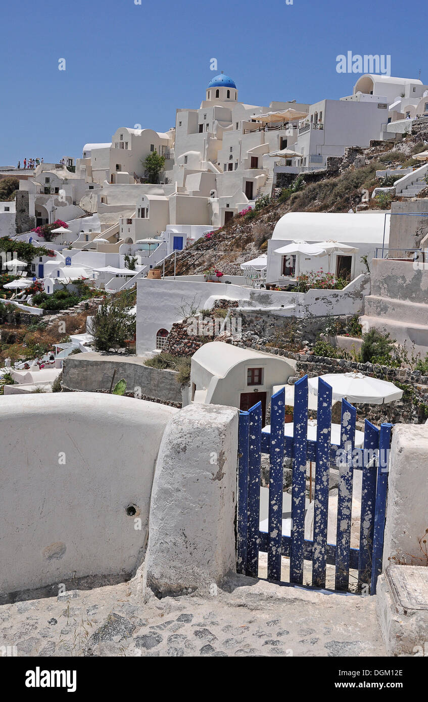 Santorini gate hi-res stock photography and images - Alamy