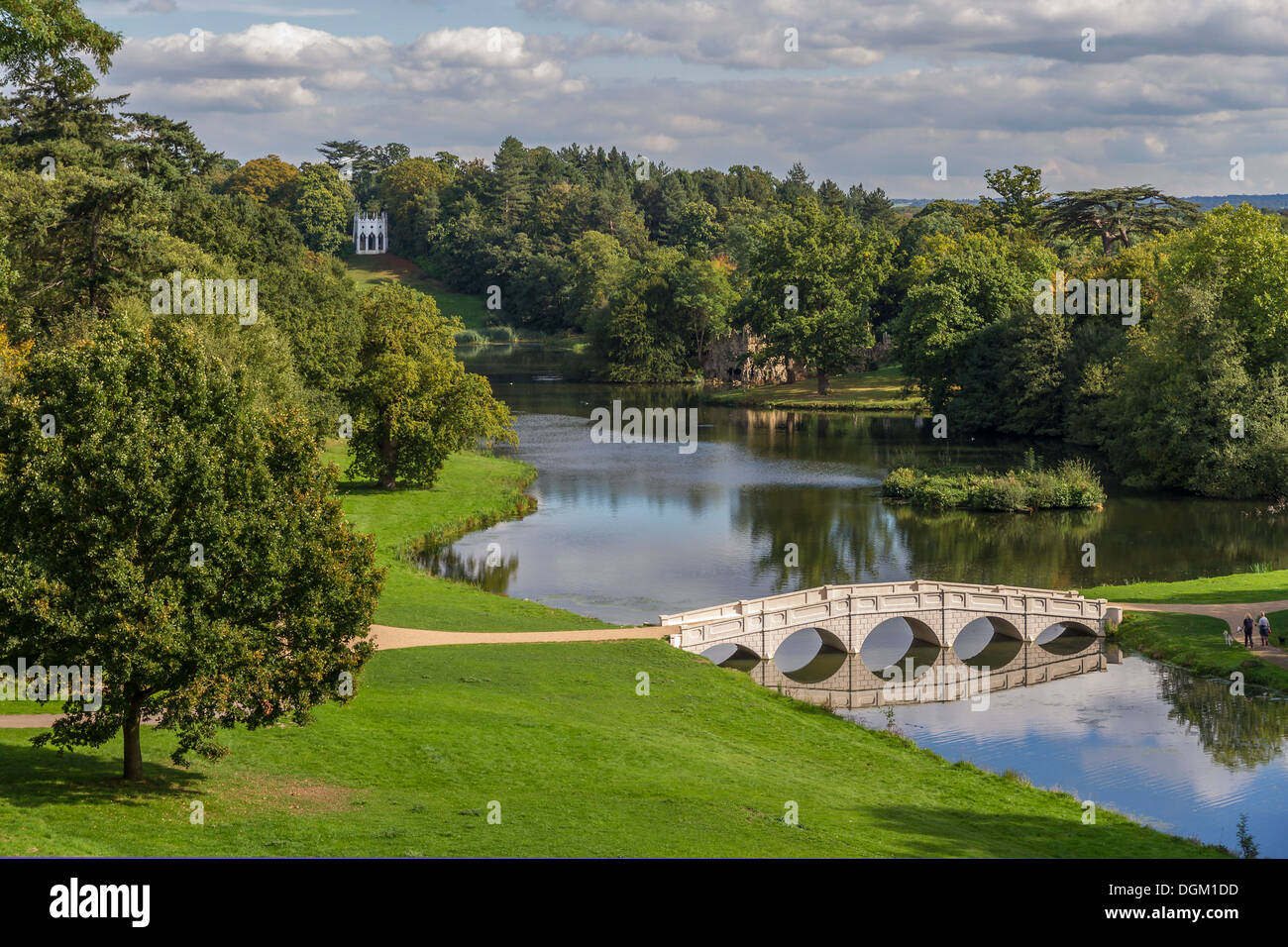 Painshill park bridge hi-res stock photography and images - Alamy